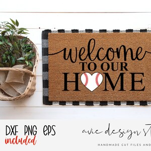 Welcome Home Svg | Baseball Sign Svg | Baseball Decor Svg | Baseball ...