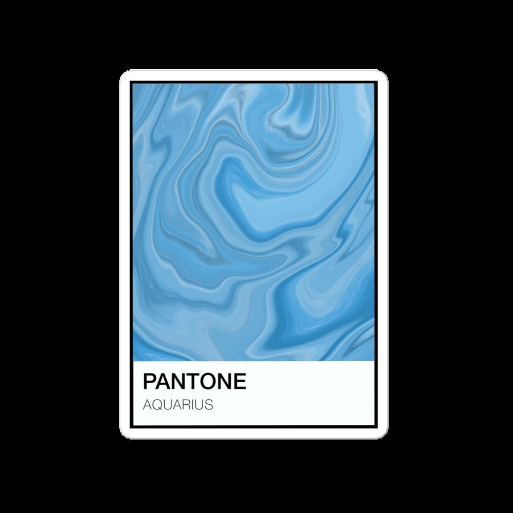 Zodiac Sign Pantone Swatch Stickers Zodiac Astrology Signs - Etsy