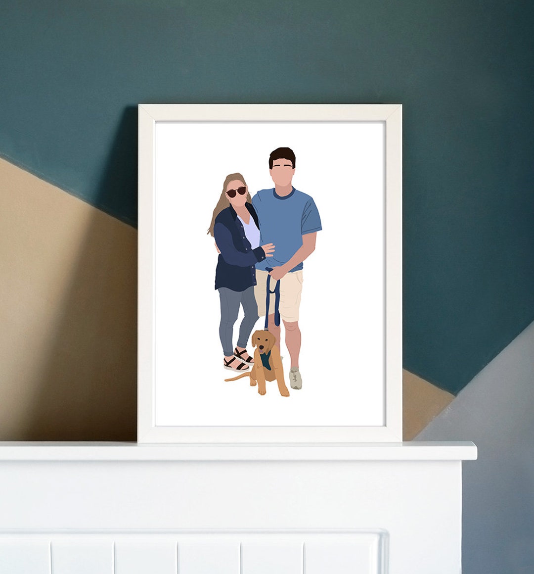 Custom Digital Illustrations, Custom Portrait Drawings, Digital ...