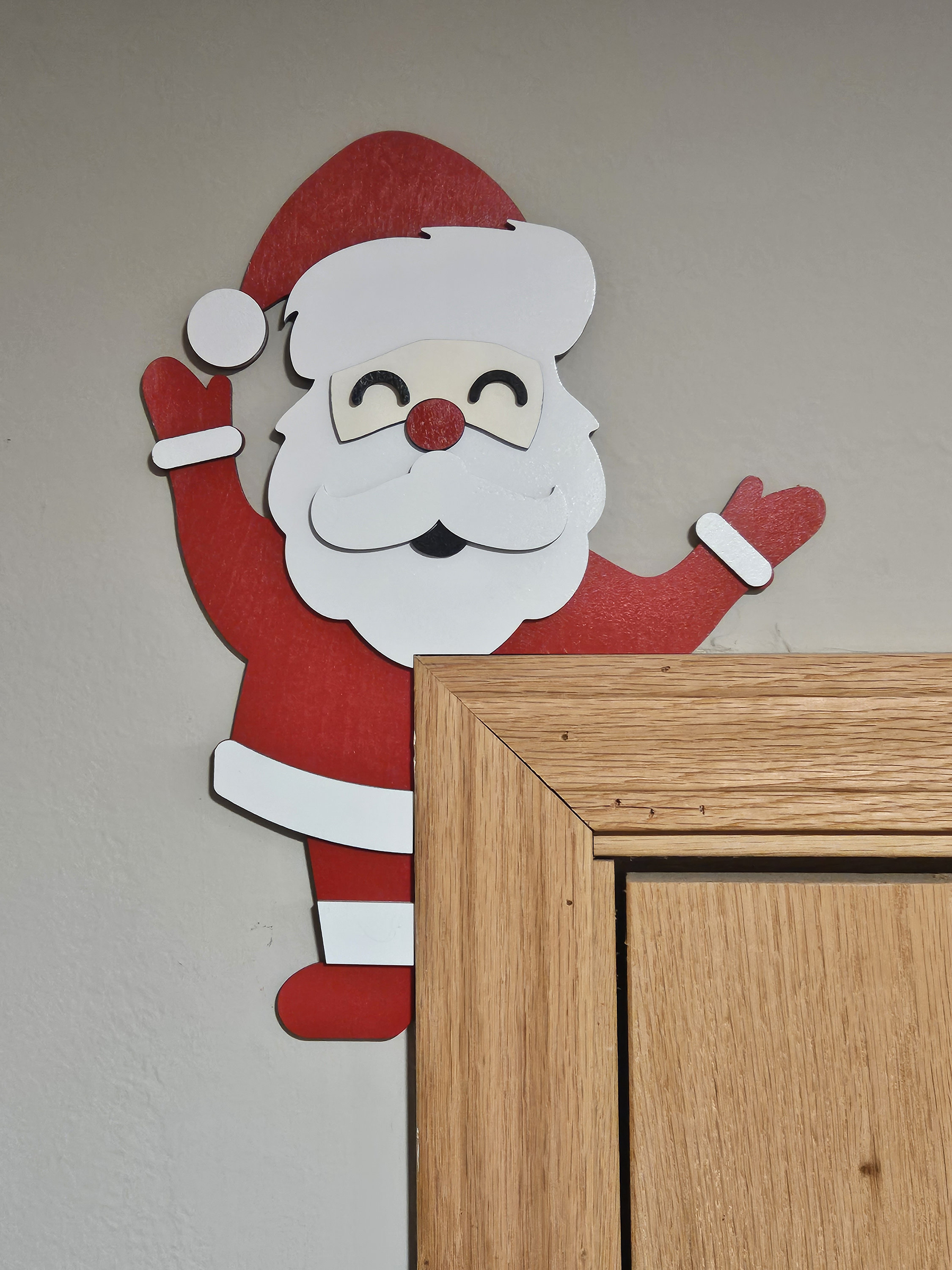 Christmas Door Corner Sign - Door Corner Decor - Christmas Decorating ...