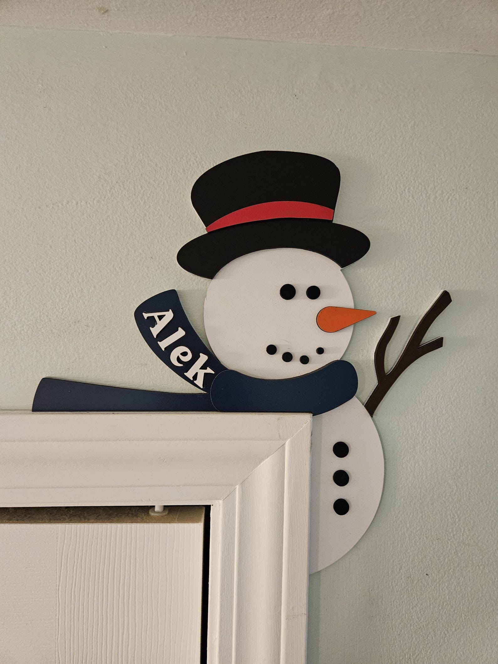 Christmas Door Corner Sign - Door Corner Decor - Christmas Decorating ...