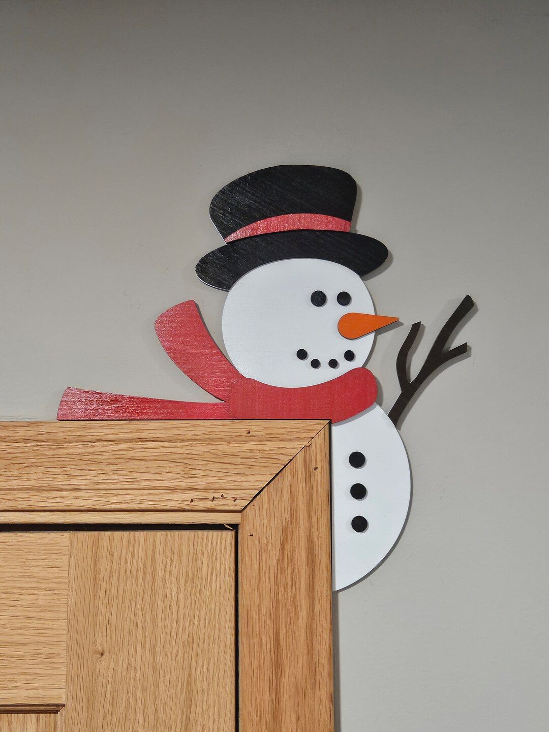 Christmas Door Corner Sign Door Corner Decor Christmas Decorating ...