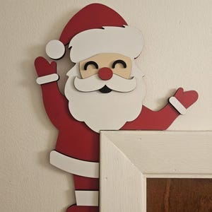 Christmas Door Corner Sign - Door Corner Decor - Christmas Decorating ...