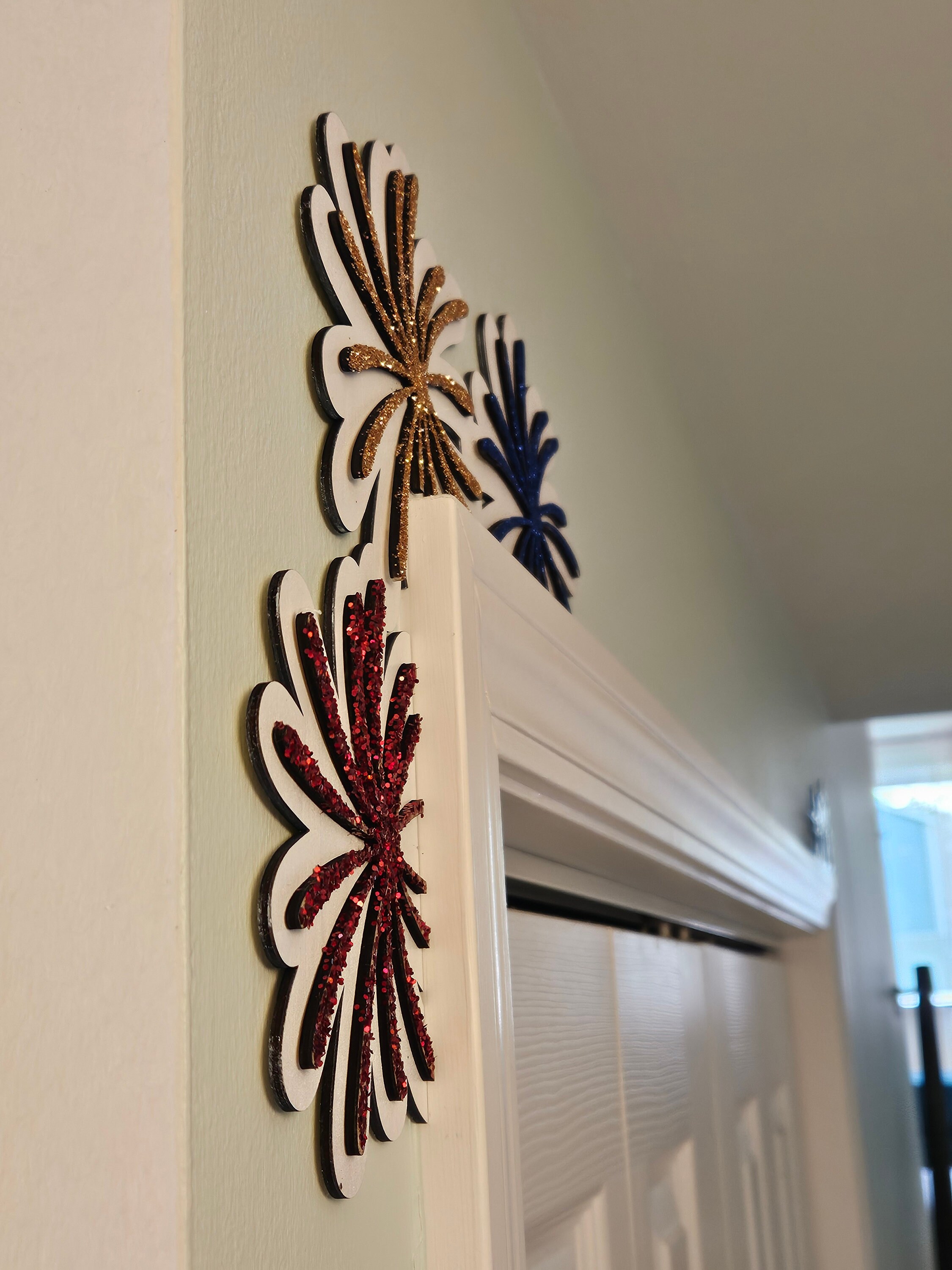 Fourth of July Door Corner Sign Door Corner Decor Patriotic Decorating ...