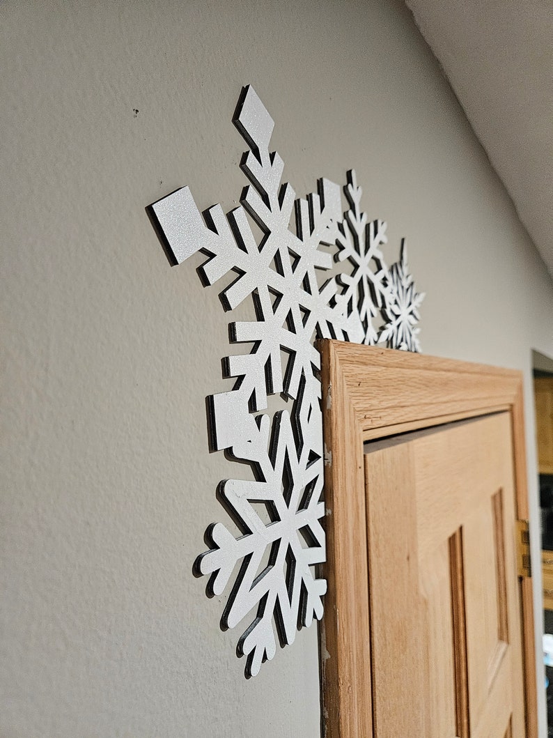 Christmas Door Corner Sign - Door Corner Decor - Christmas Decorating ...