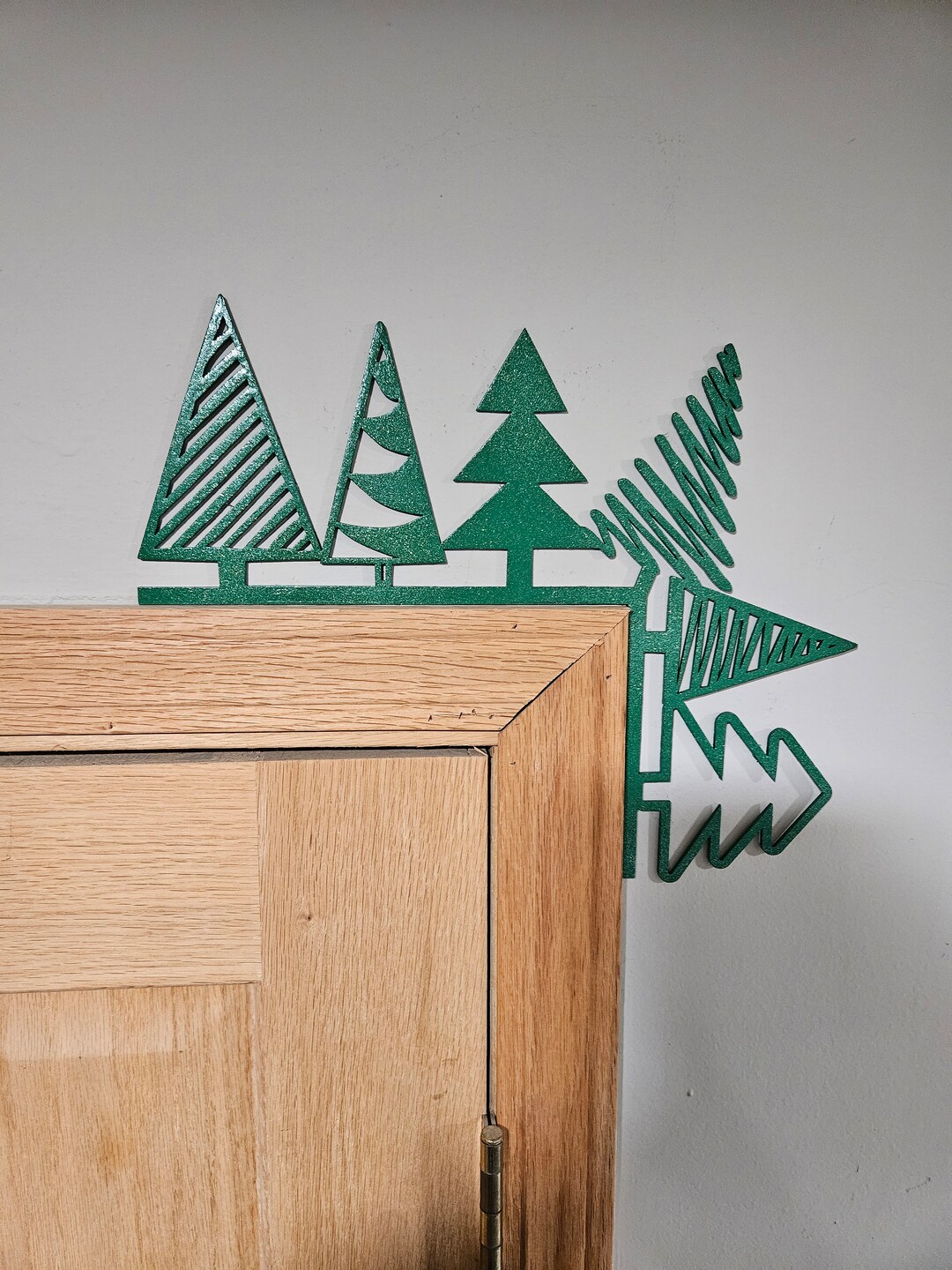 Christmas Door Corner Sign Door Corner Decor Christmas Decorating ...