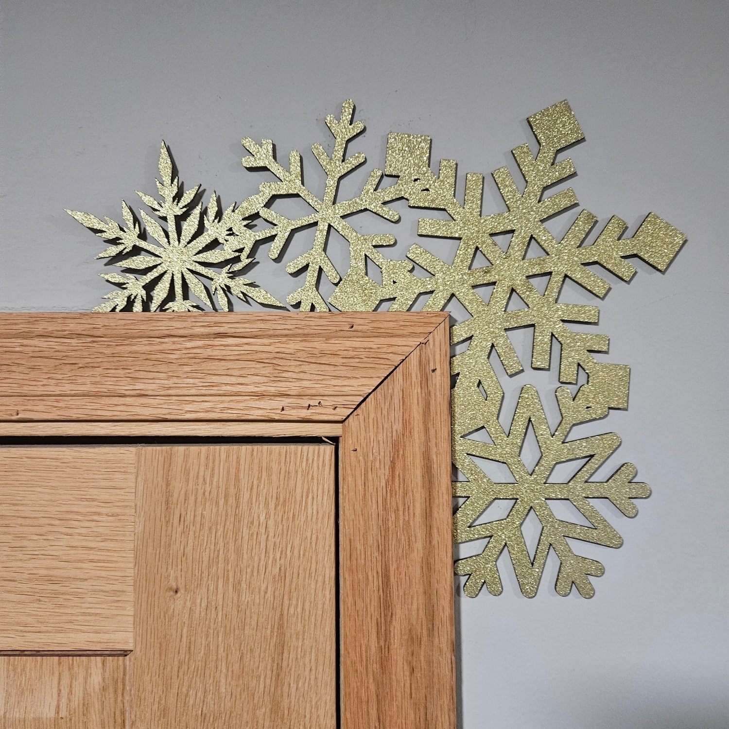 Christmas Door Corner Sign - Door Corner Decor - Christmas Decorating ...