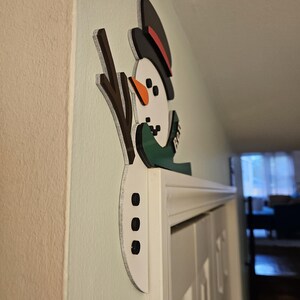 Christmas Door Corner Sign - Door Corner Decor - Christmas Decorating ...