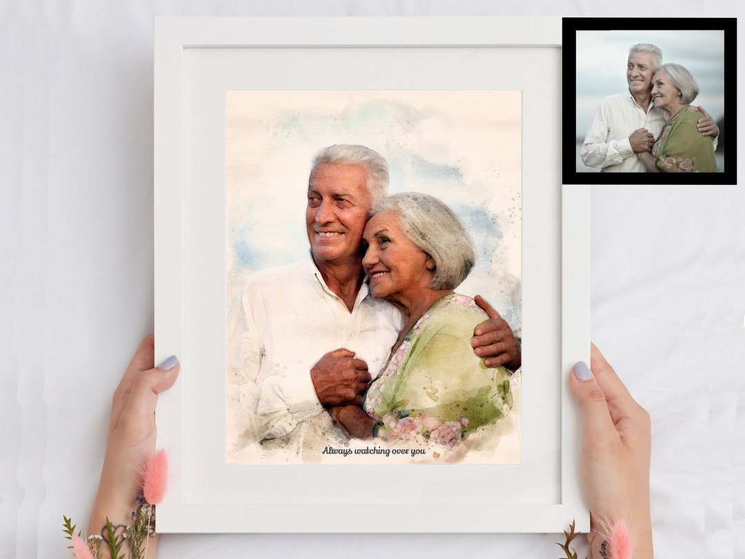 Buy In Loving Memory Portrait Custom Memorial Portrait Deceased Loved ...