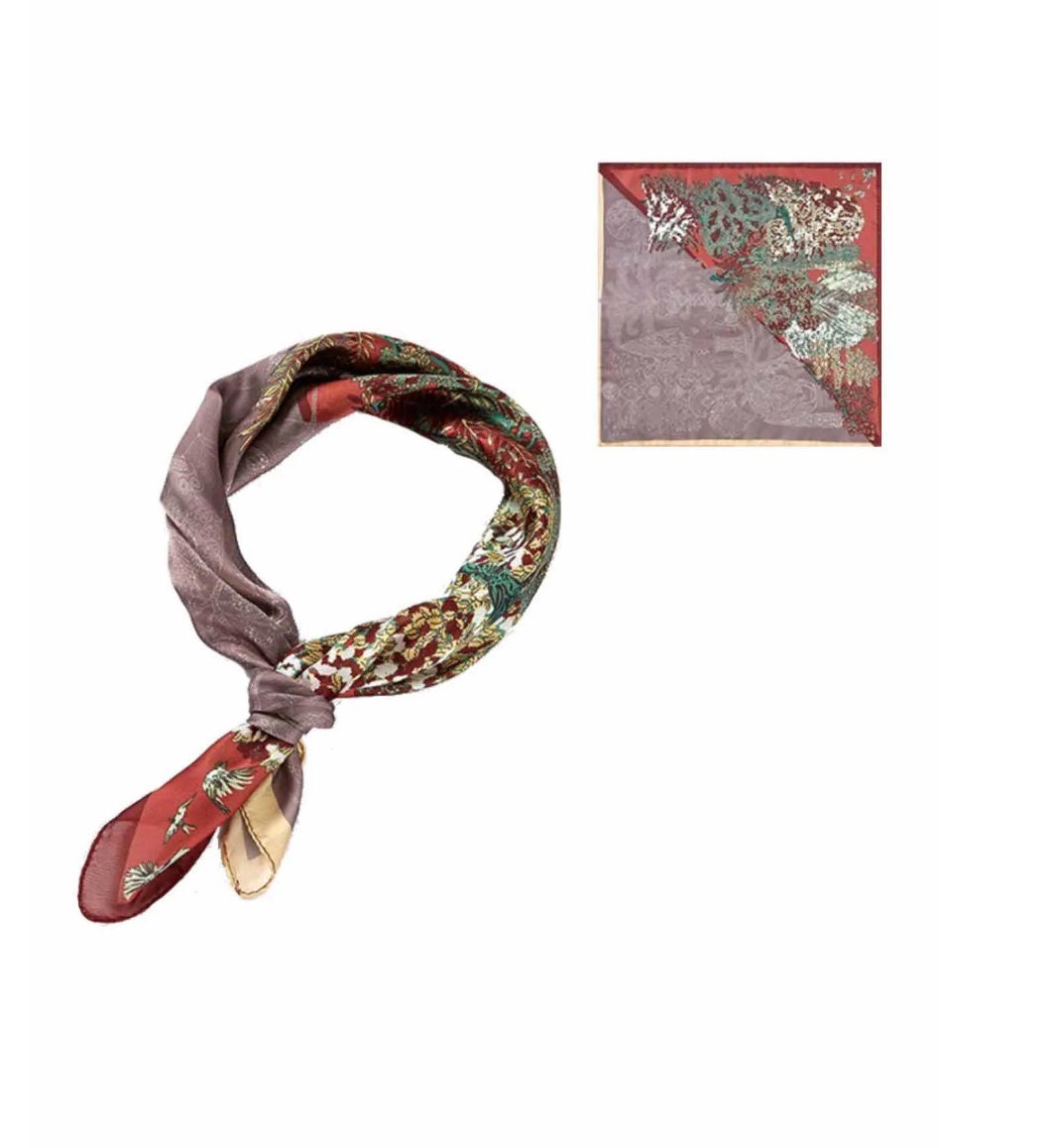 Haru Silk Bandana - Etsy
