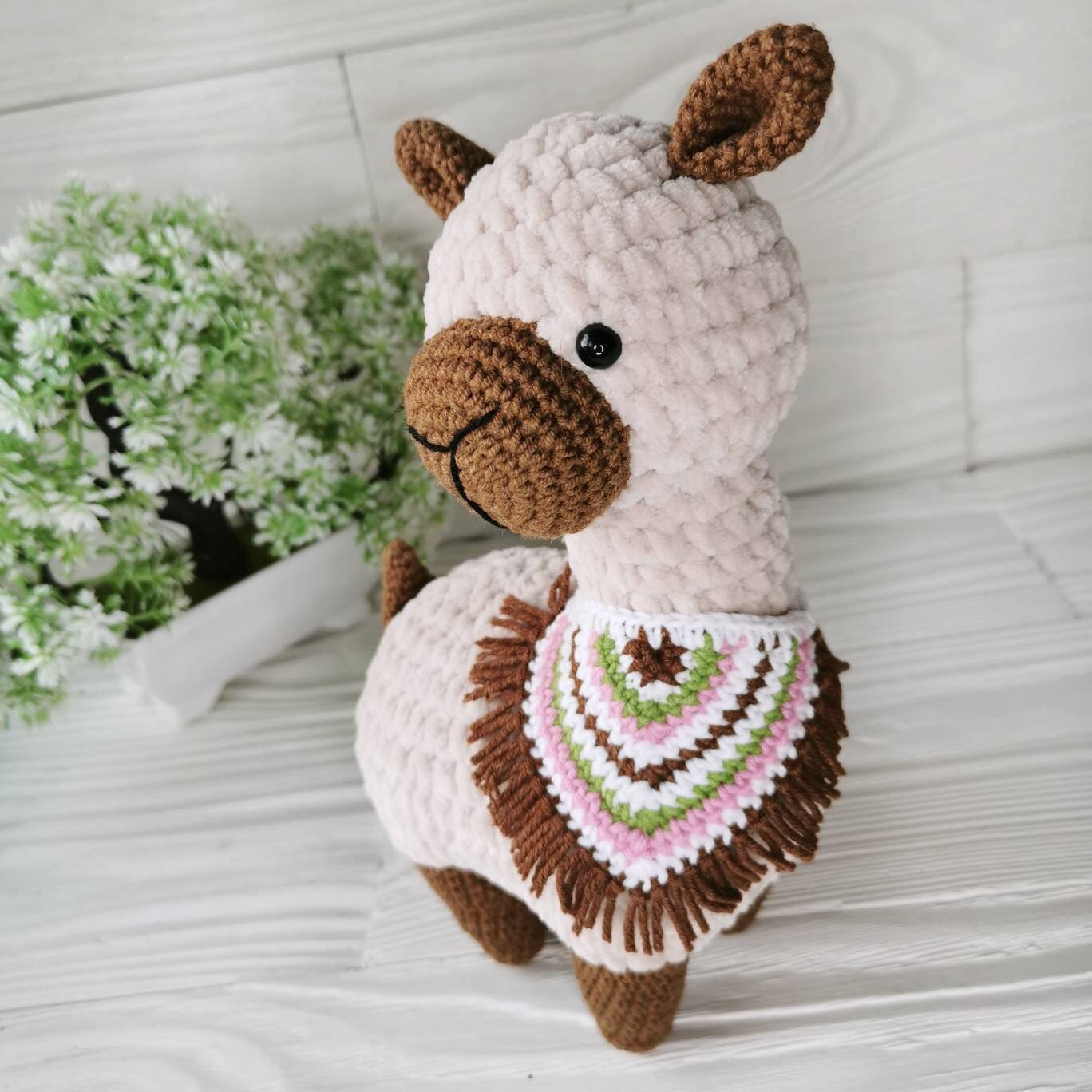 Toys Alpaca soft toy Lama gift Stuffed lama alpaca Crochet lama plushie ...
