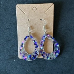 Custom UV Resin Earrings - Etsy