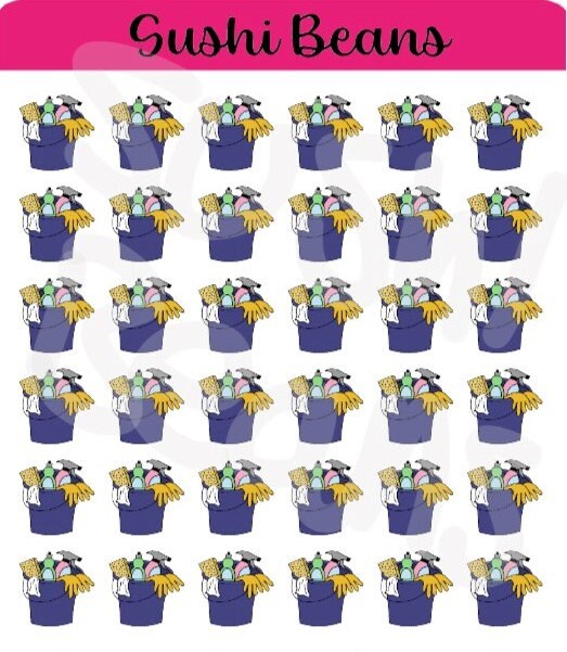 Cleaning Bucket Sheet - Etsy