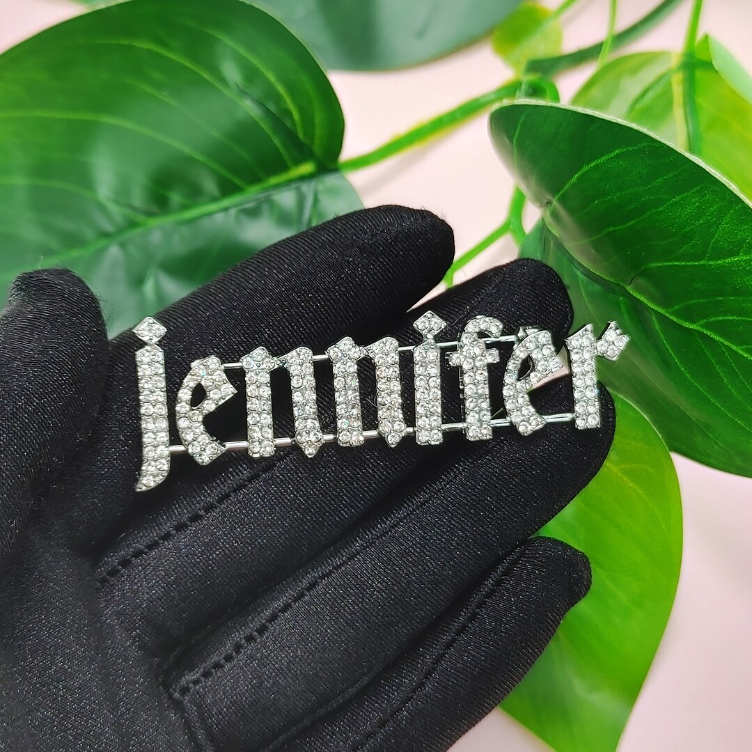 Custom Name Lapel Pins - Personalized Letters Brooch Pin - Handmade ...