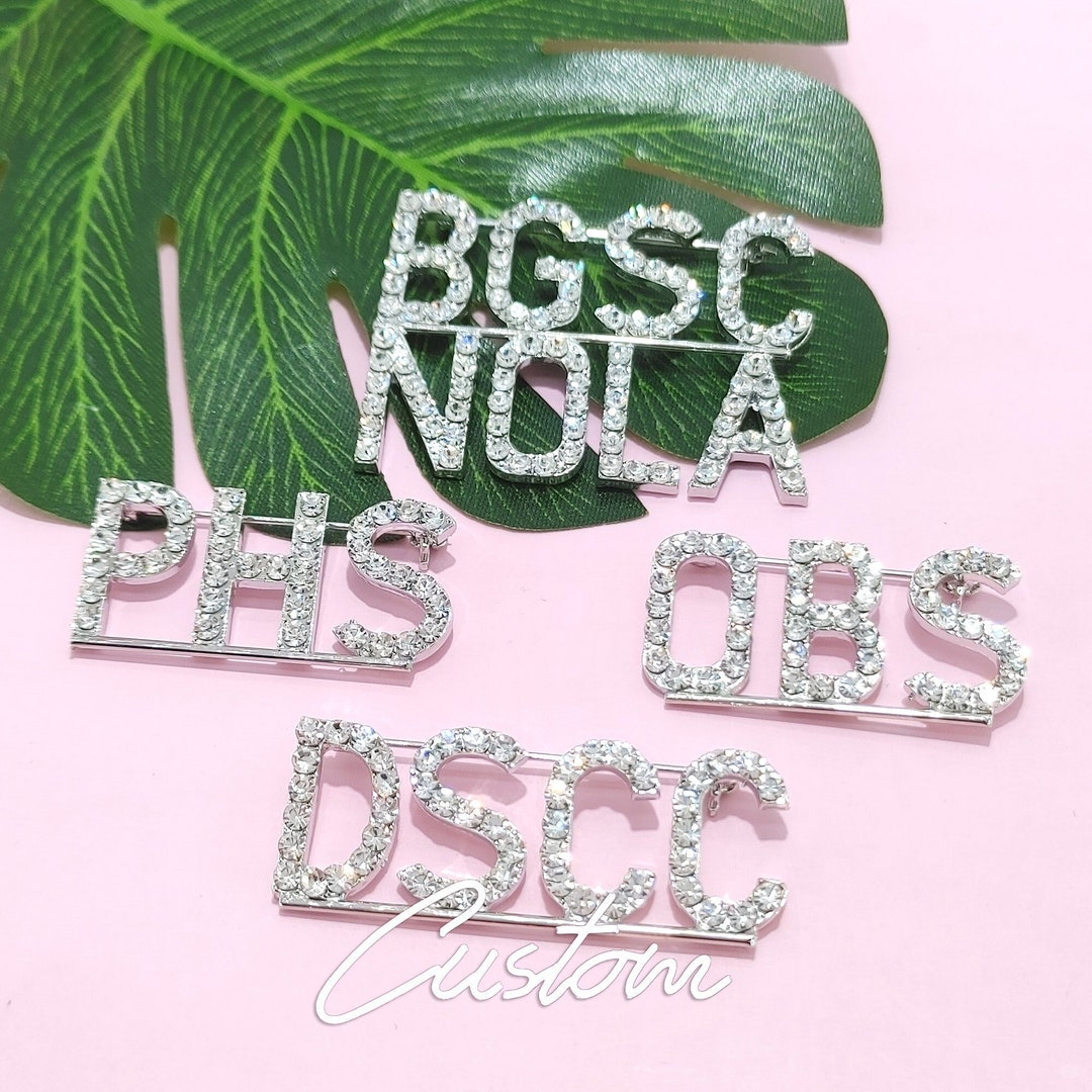 CUSTOM Letters Lapel Pin, Personalized Your Unique Words Pin ...