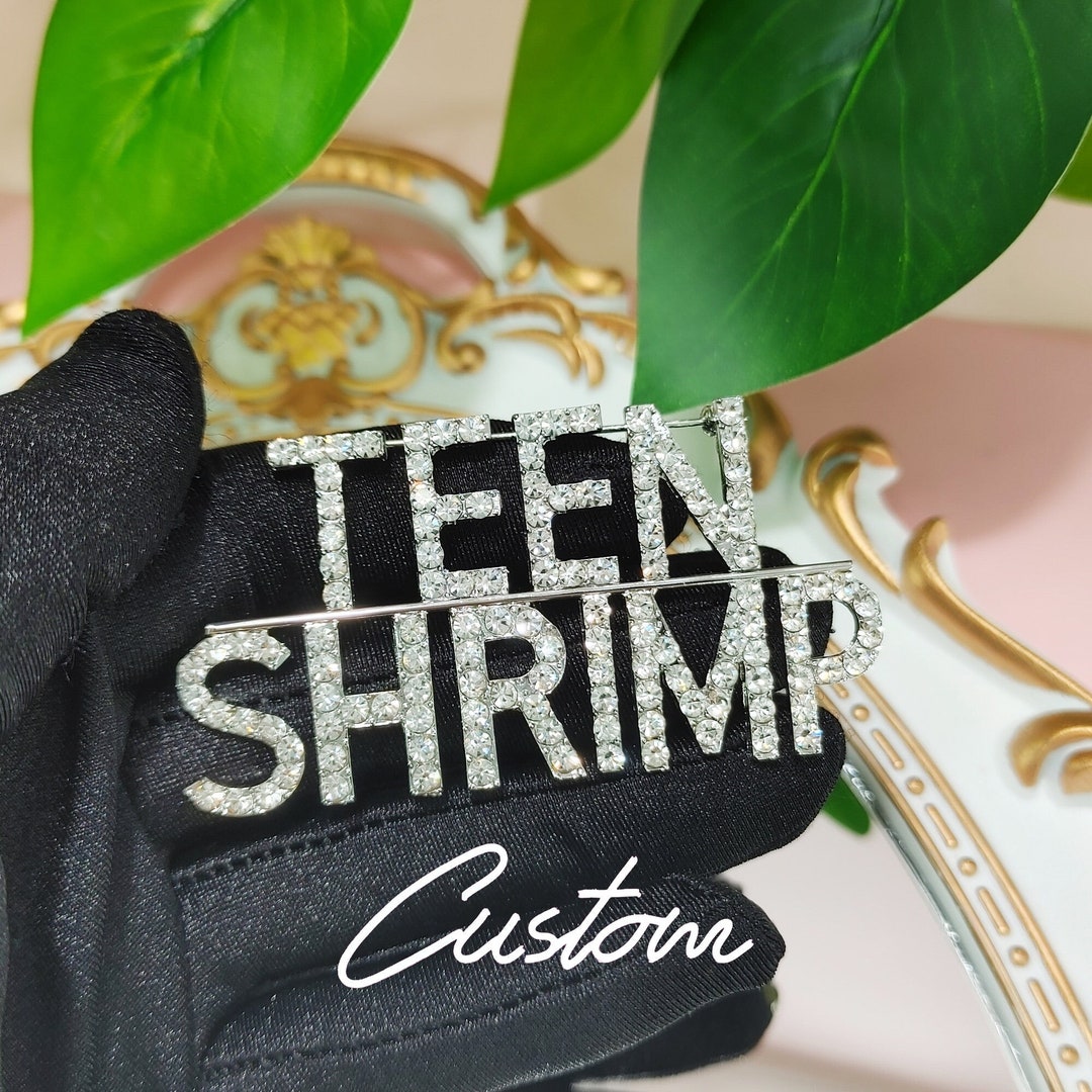 CUSTOM Team Words Pins, Handmade Team Name Brooch Pin, Personalized ...