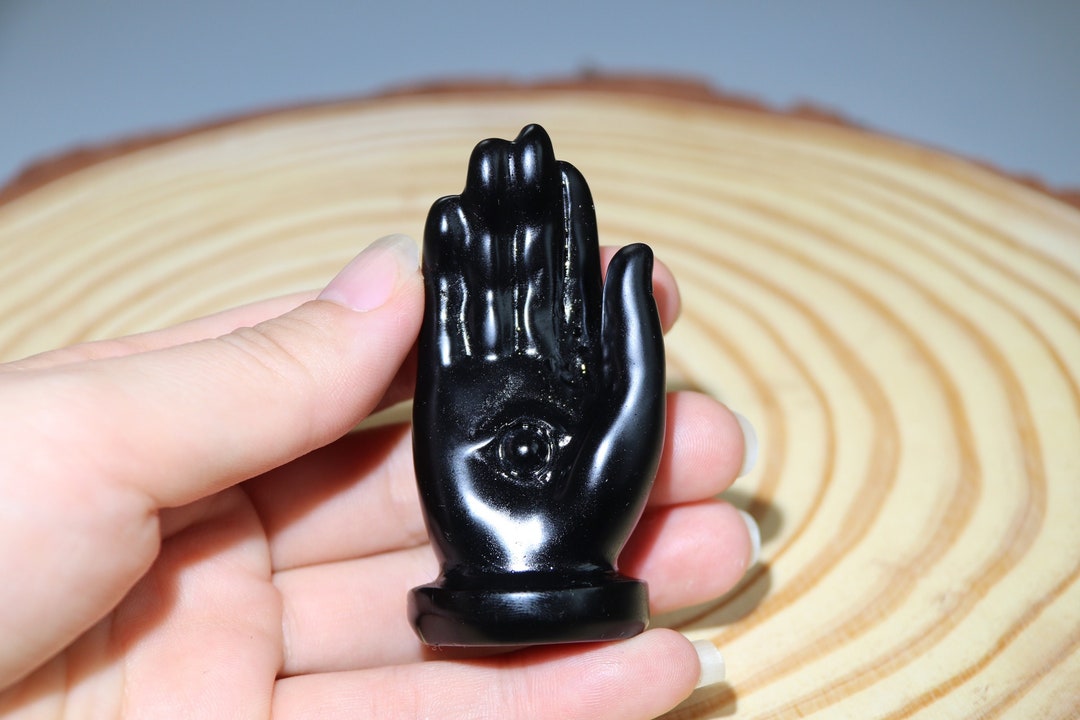 Natural Obsidian Finger Quartz Crystal Finger Quartz Crystal - Etsy