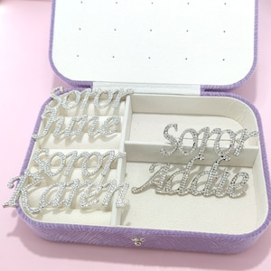 CUSTOM Script Font Letters Lapel Pin, Personalized Group/sorority Name ...