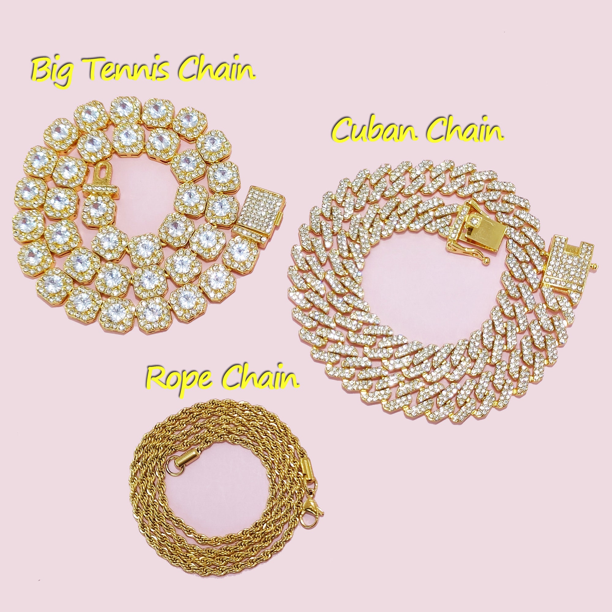 Iced Out Money Bag Personalised Name Tag Pendant Chain, CZ Diamond ...