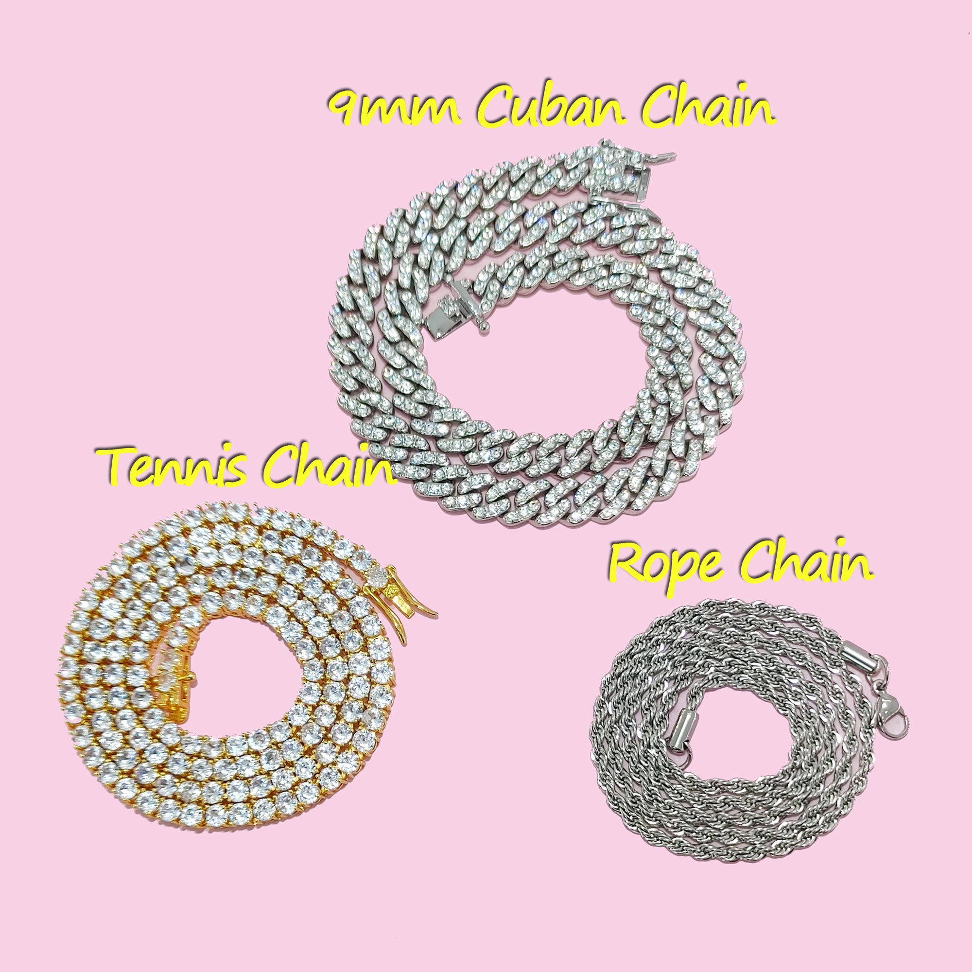 Iced Out Custom Nameplate Chain,personalized Name Pendant,big Initial ...