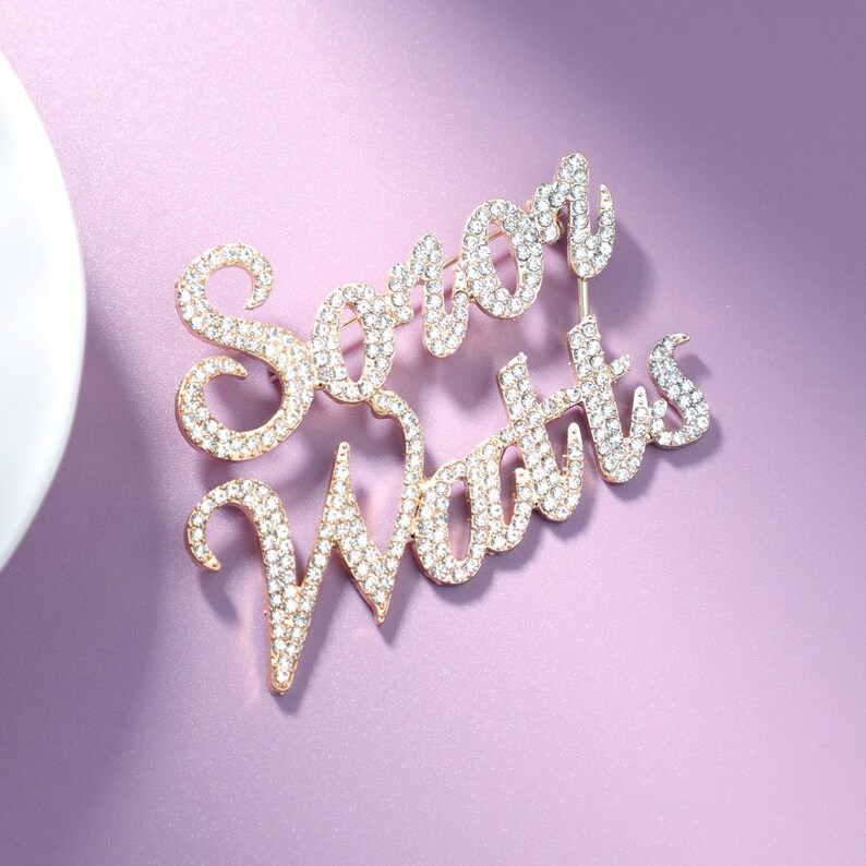 CUSTOM Script Letters Sorority Lapel Pin, Personalized Soror Name ...