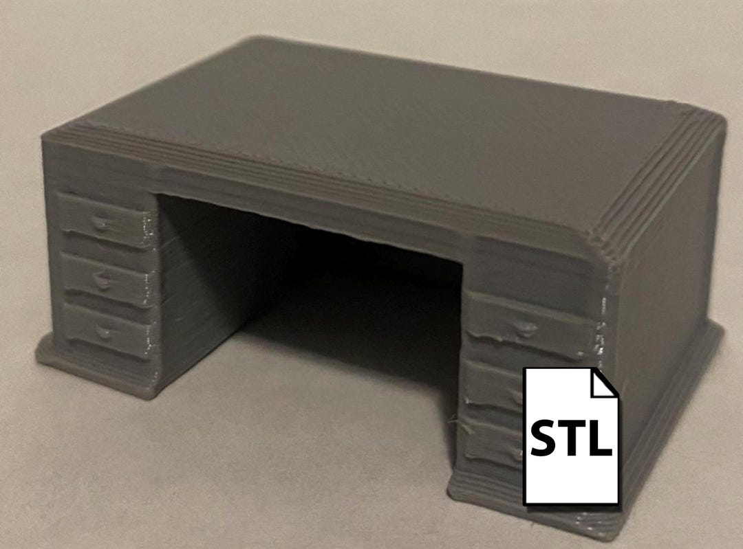 D&D Wizard’s Desk STL | Printable 3D Model for Tabletop Miniatures ...