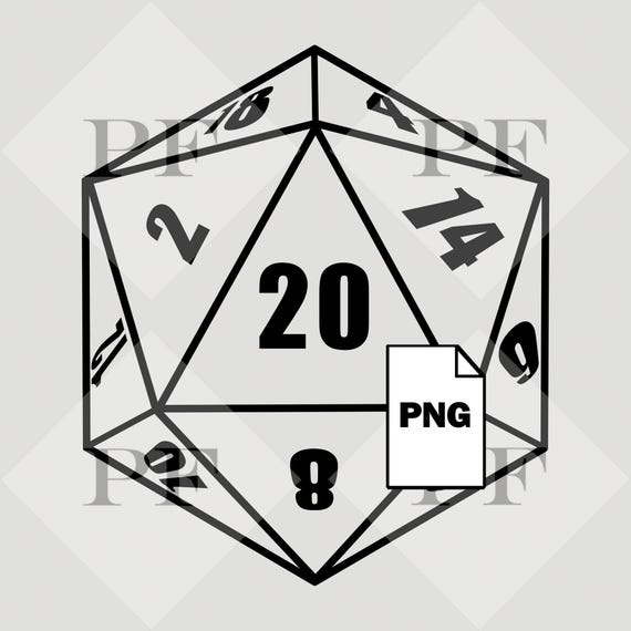 D20 Dice Png