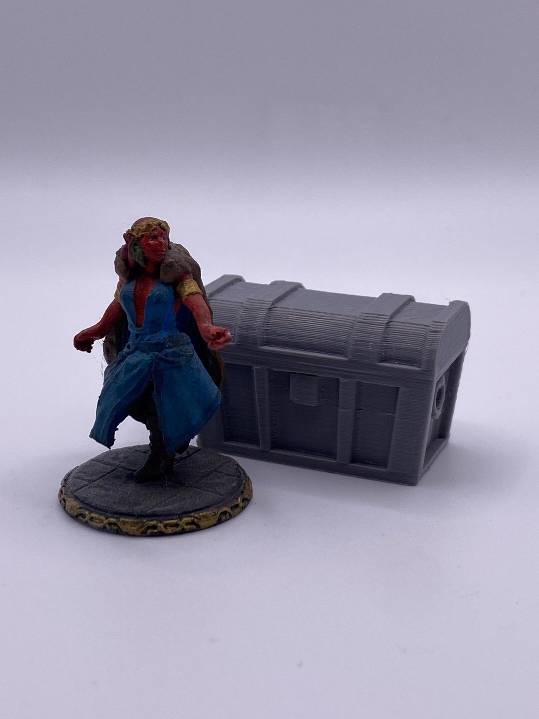3D Printed Treasure Chest – Tabletop Prop for D&D, Pathfinder, TTRPG ...