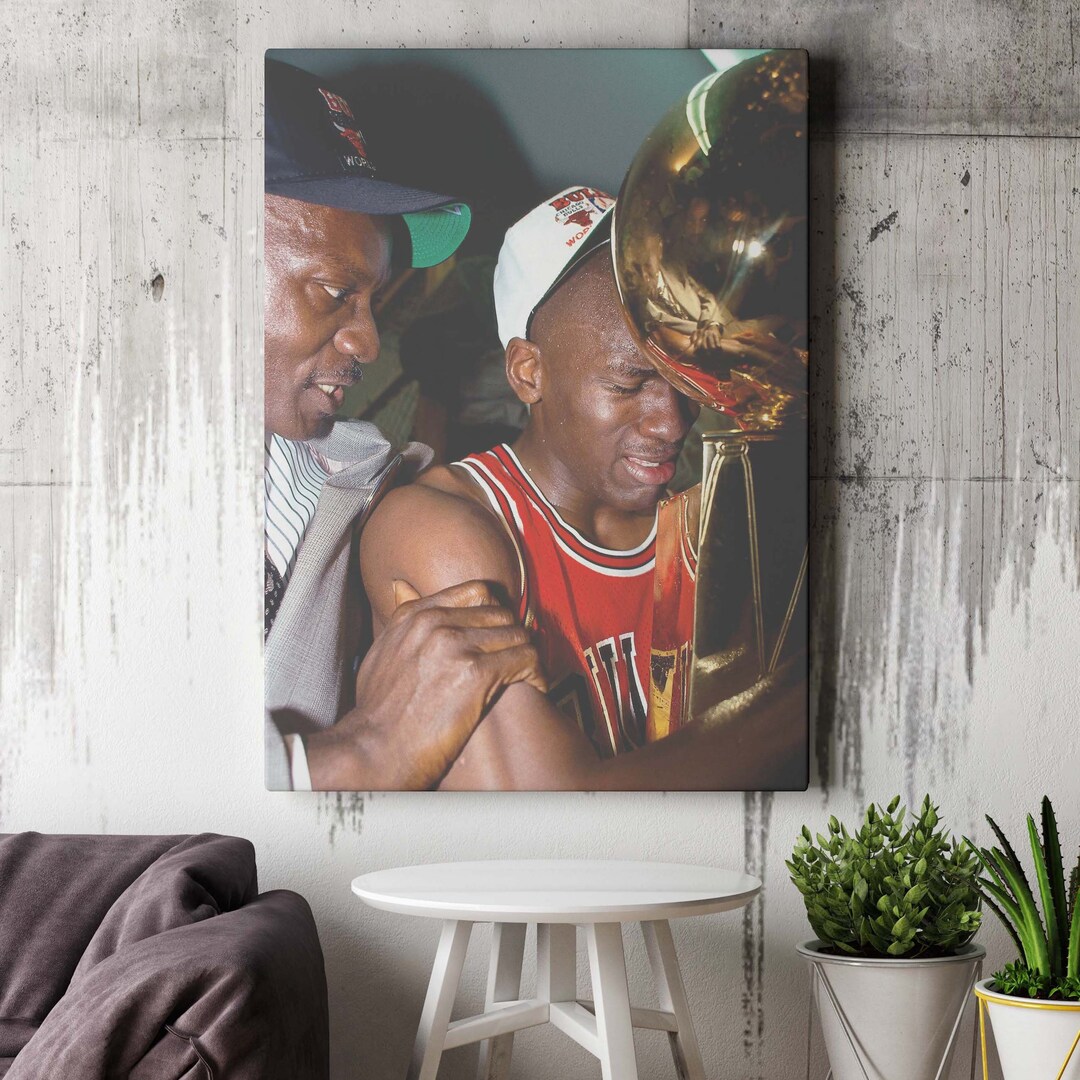 MJ 1991 Championship Canvas or Poster Michael Jordan Trophy - Etsy