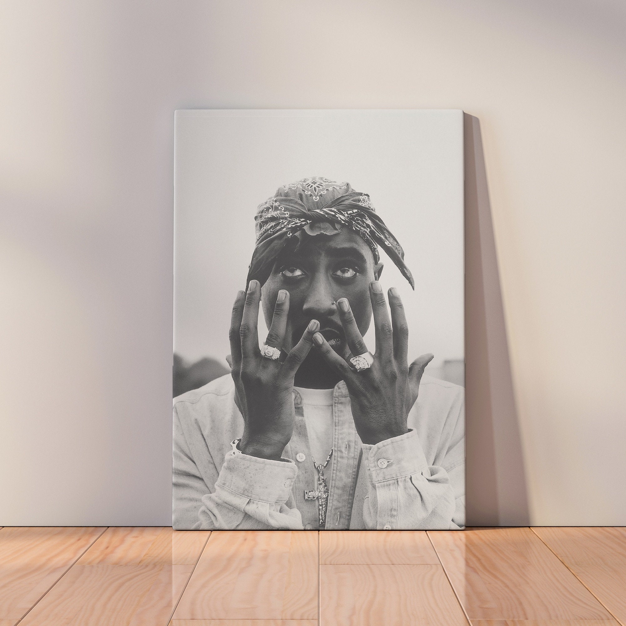 Tupac Poster - Vintage 2pac Wall Art - Hip Hop