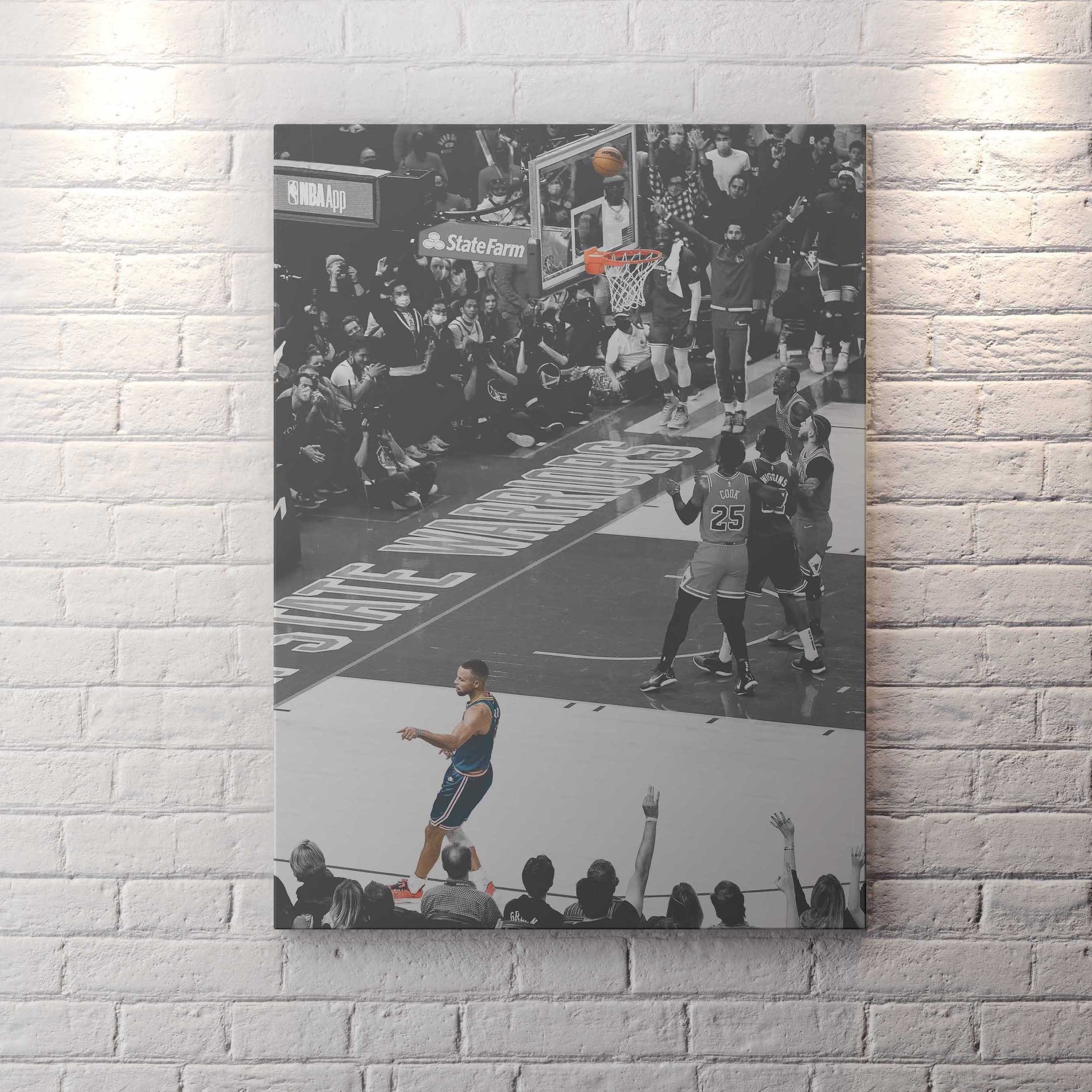 Steph Curry Canvas or Poster Golden State Warriors Wall Art - Etsy