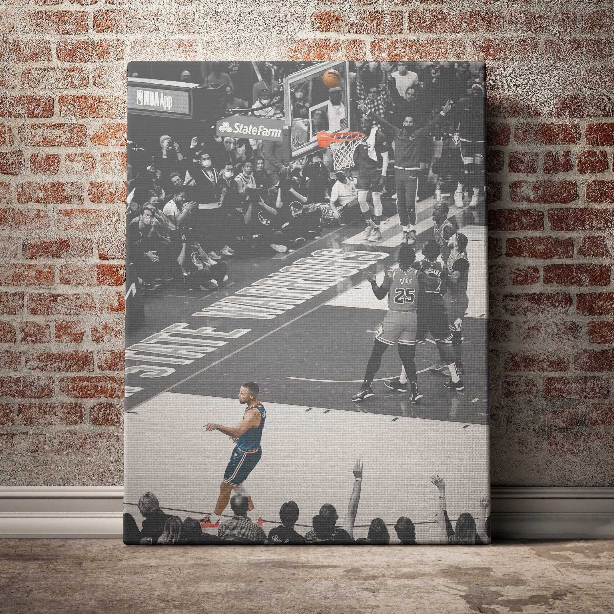Steph Curry Canvas or Poster Golden State Warriors Wall Art - Etsy