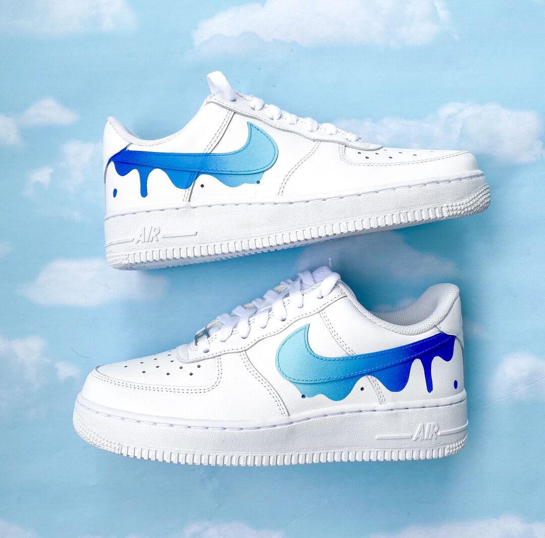 Custom Drippy Swoosh Nike Air Force 1 - Etsy