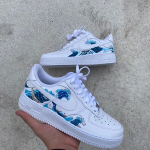Custom Wave Nike Air Force 1 - Etsy