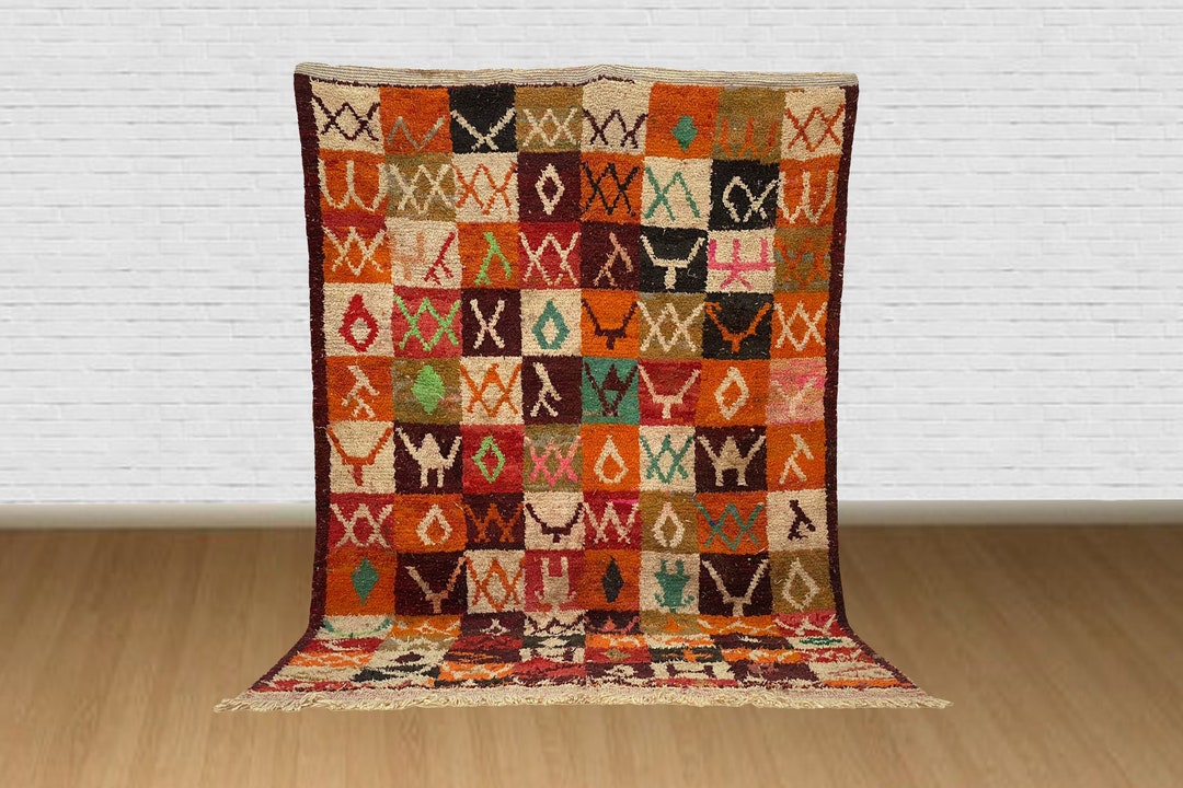 AMAZING MOROCCAN Colorful Rug - Quality Handmade Morrocan Rug - Custom ...