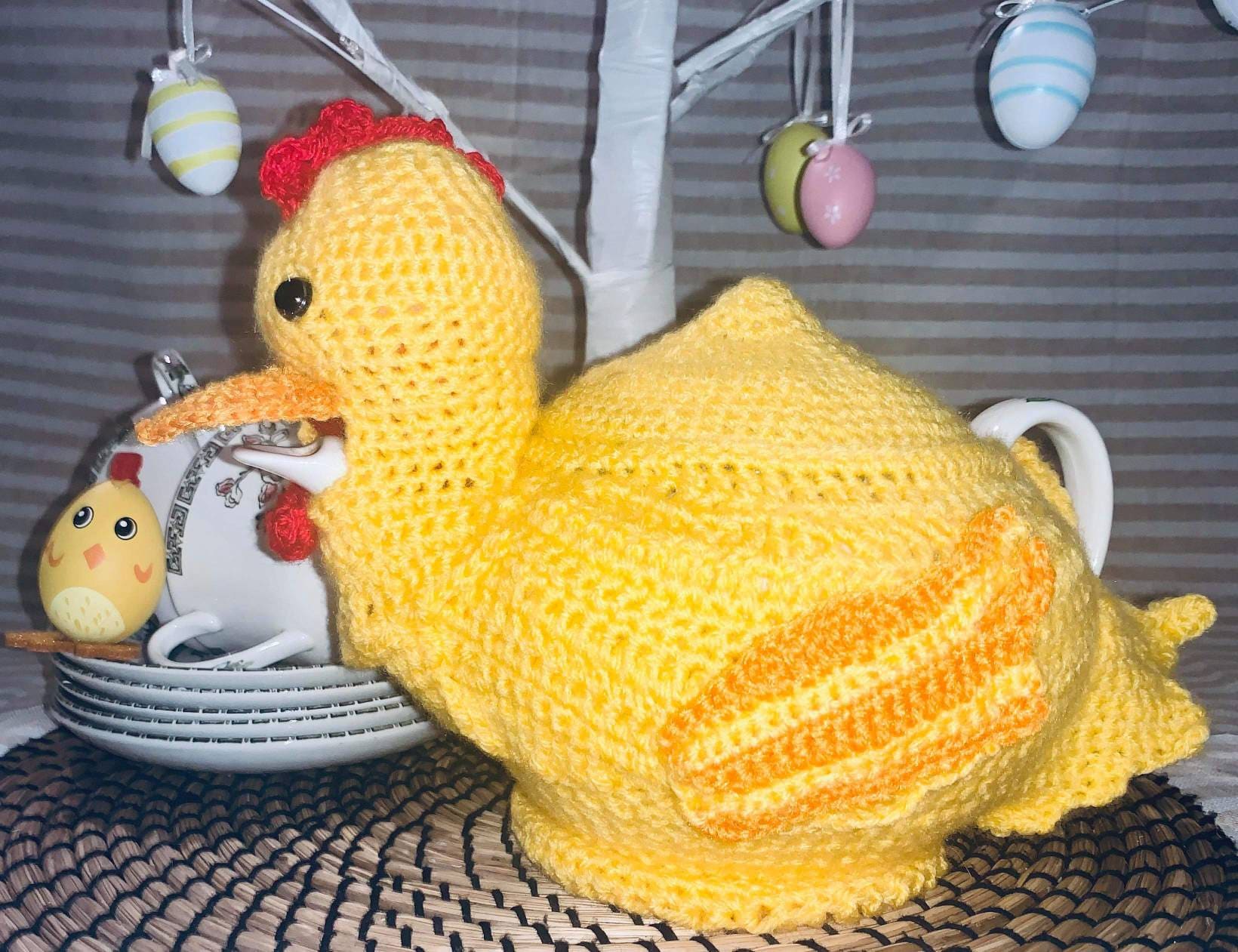 Chicken tea pot cosy with teapot | Etsy