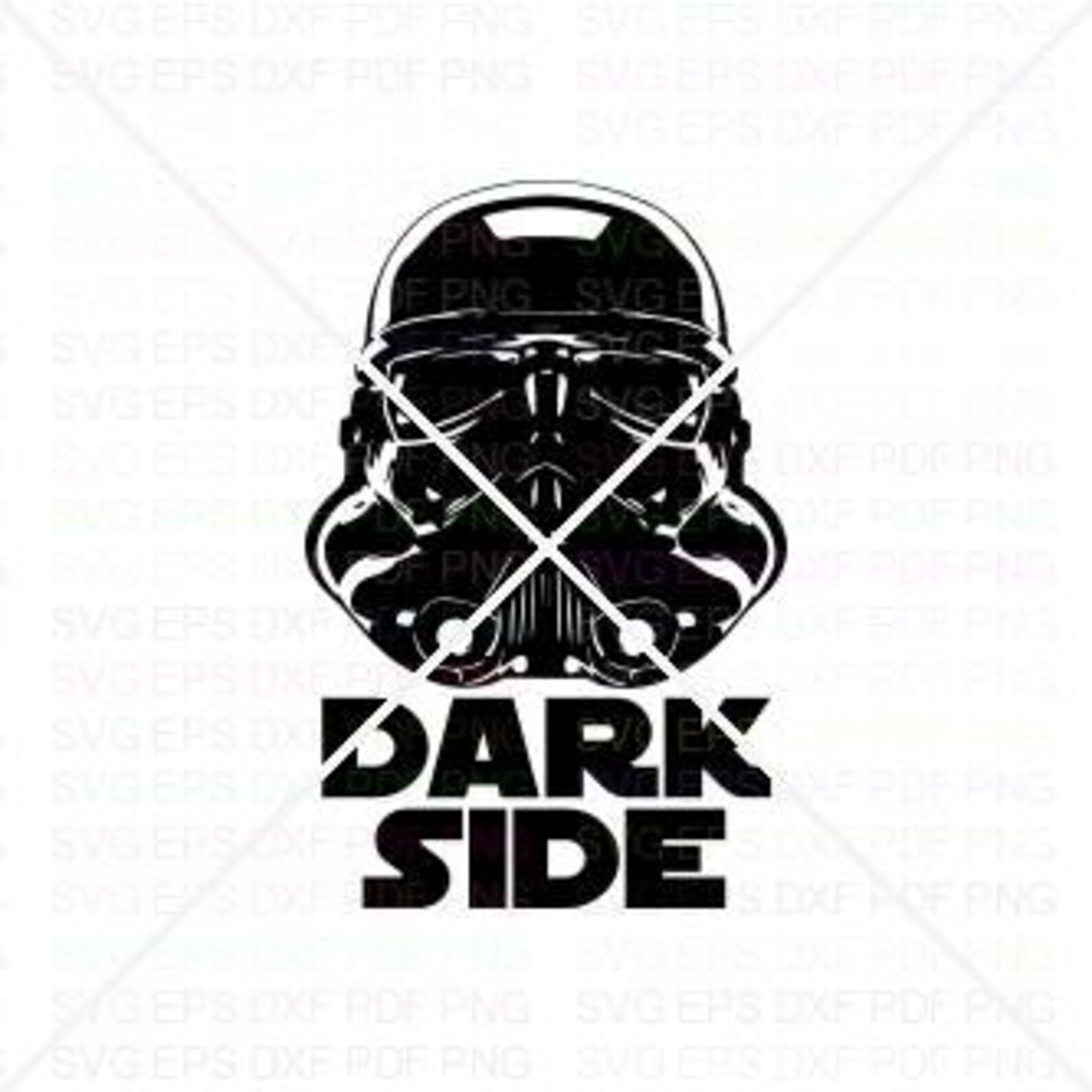 Dark Side Svg Dxf Eps Pdf Png Cricut Cutting File Vector | Etsy