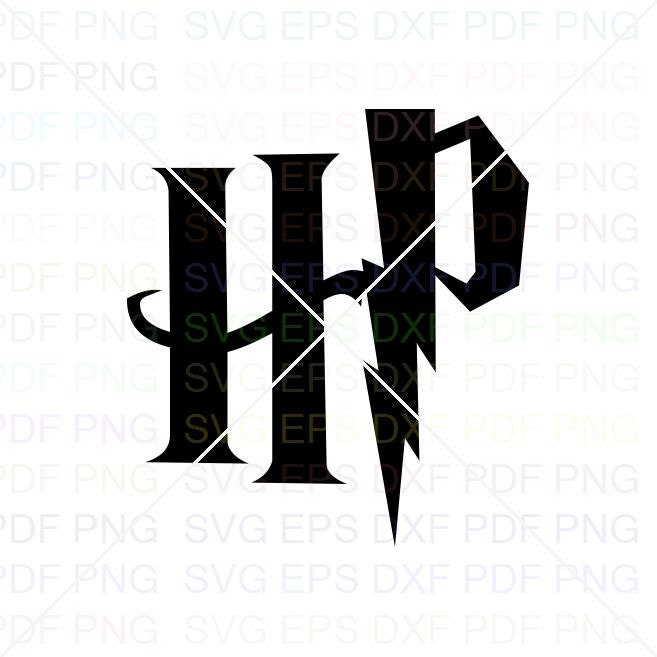 Hp Letter 01 Svg Dxf Eps Pdf Png Cricut Cutting file | Etsy