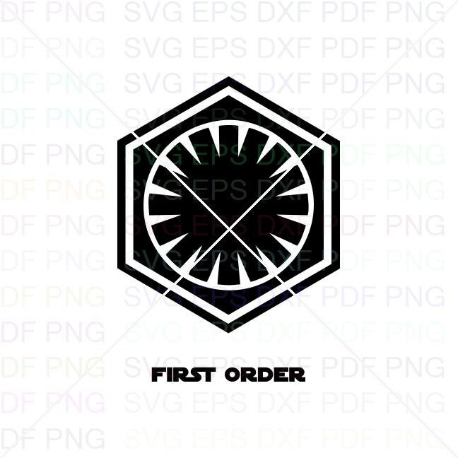 Symbol First Order Svg Dxf Eps Pdf Png Cricut Cutting file | Etsy