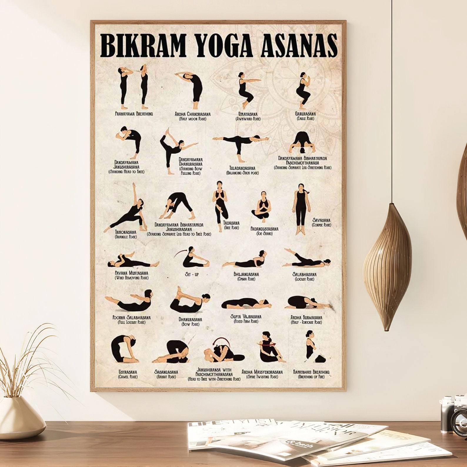 Bikram Yoga Poses For Beginners Printable