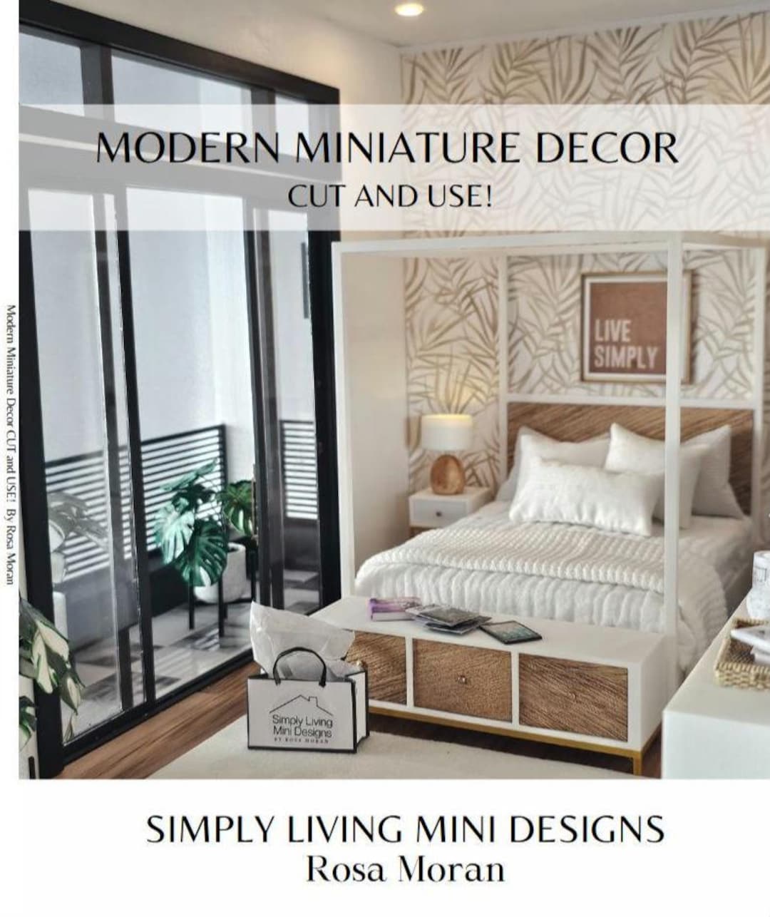 1:12 Modern Miniature Decor- Cut and Use by Simply Living Mini Designs ...