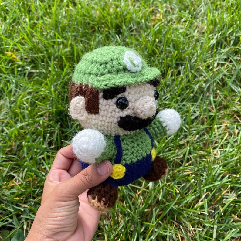Crochet Luigi Plushie - Etsy