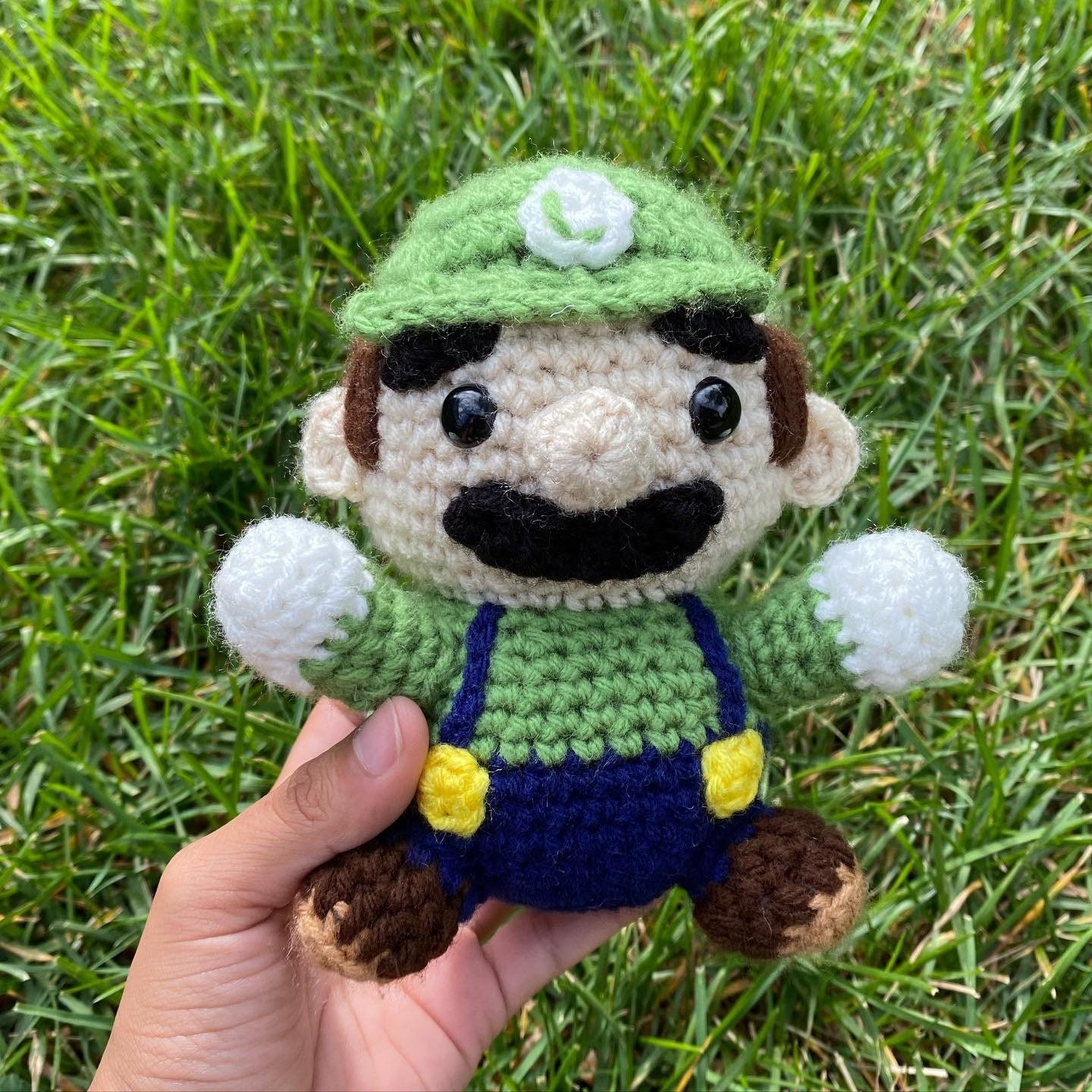 Crochet Luigi Plushie - Etsy