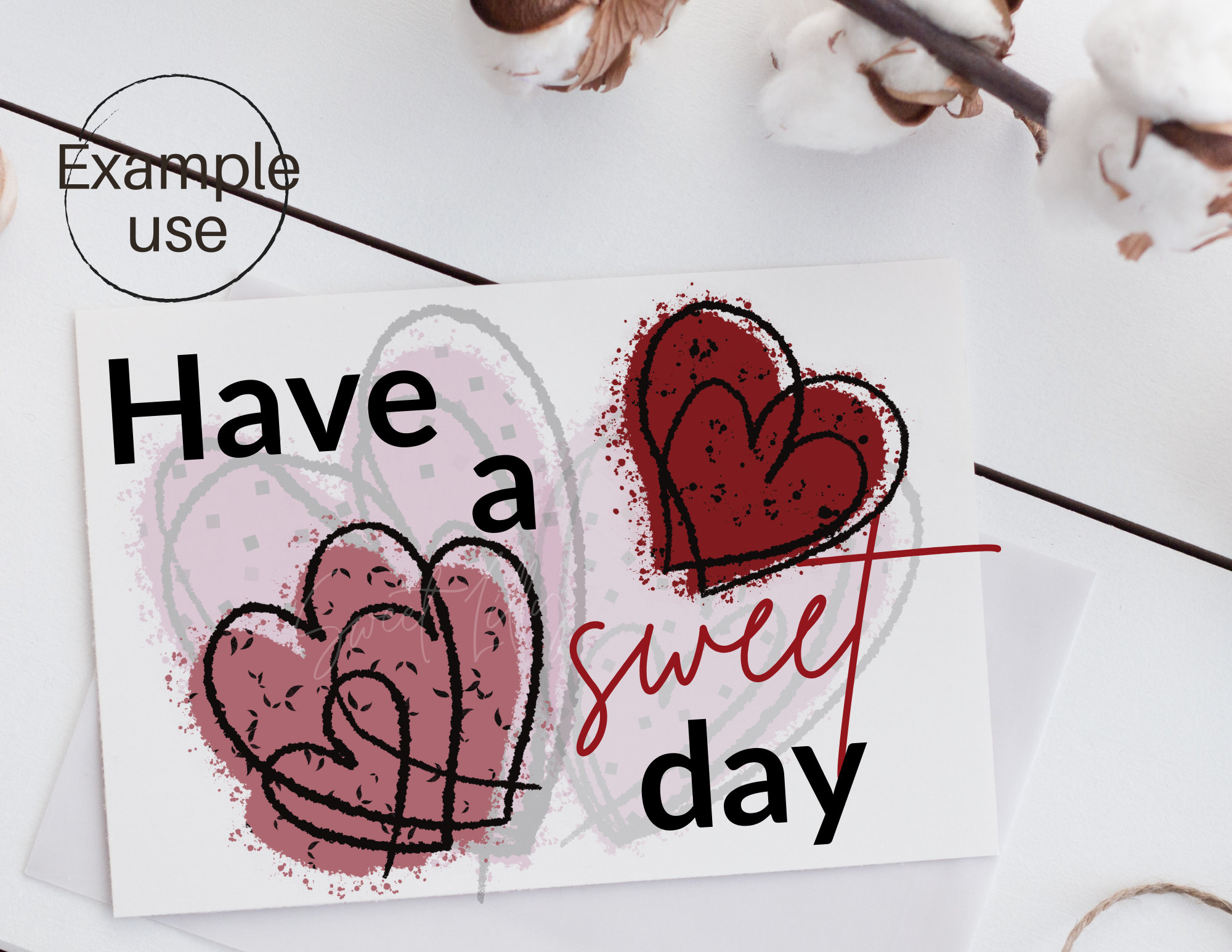 Doodle Hearts Clipart Set pink & Red Doodle Hearts Clipart - Etsy