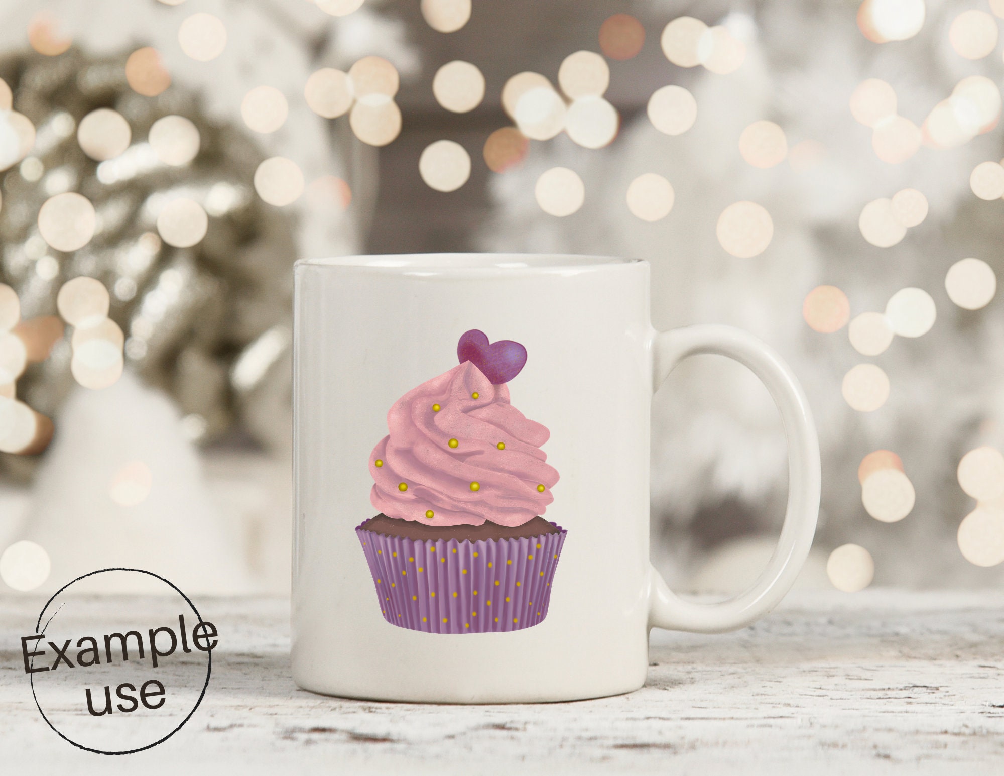 Floral Cakes & Cupcakes Clipart Set Sweets Clipart - Etsy