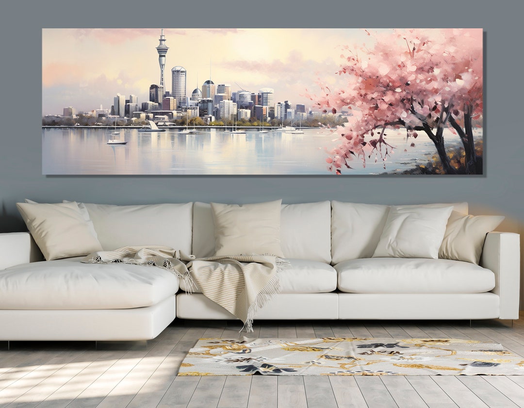 Auckland Skyline Canvas Print, Large Auckland Canvas Print, Auckland ...