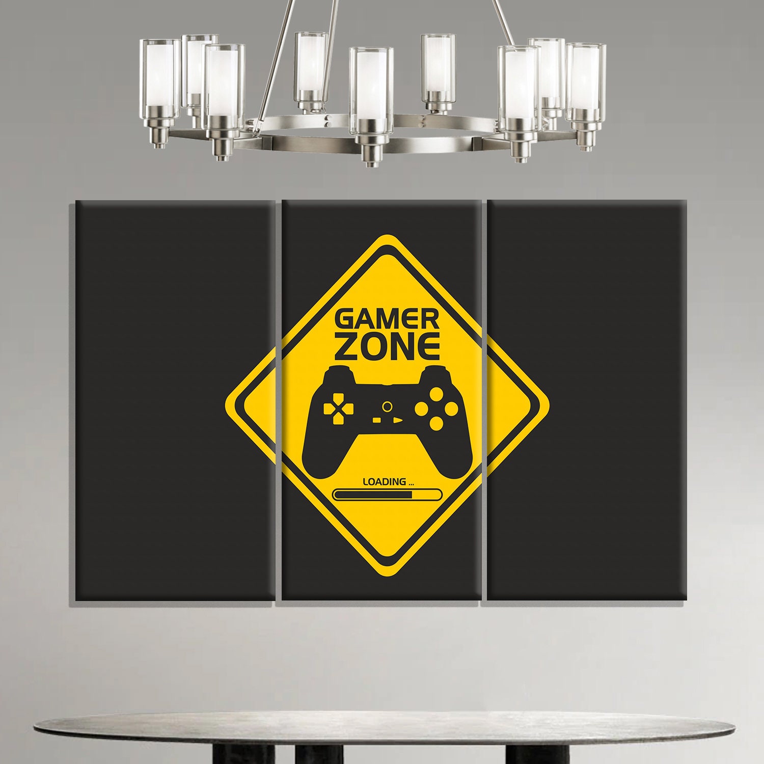 Gamer Gift, Gamer Zone Sign, Gaming Wall Art, Gaming Canvas Print ...