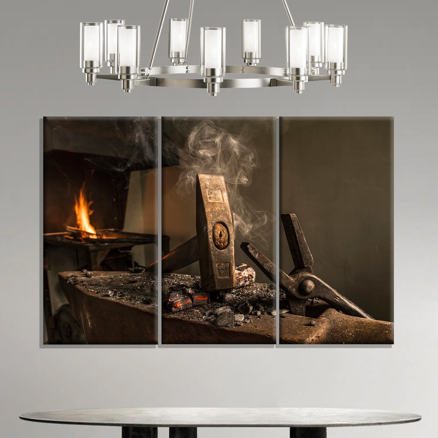Blacksmith Wall Art, Blacksmith Canvas Art, Blacksmith Tools Print ...
