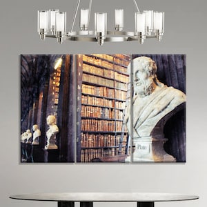 Abstrackt Trinity College Canvas, Dublin Wall Art, Library of Trinity ...