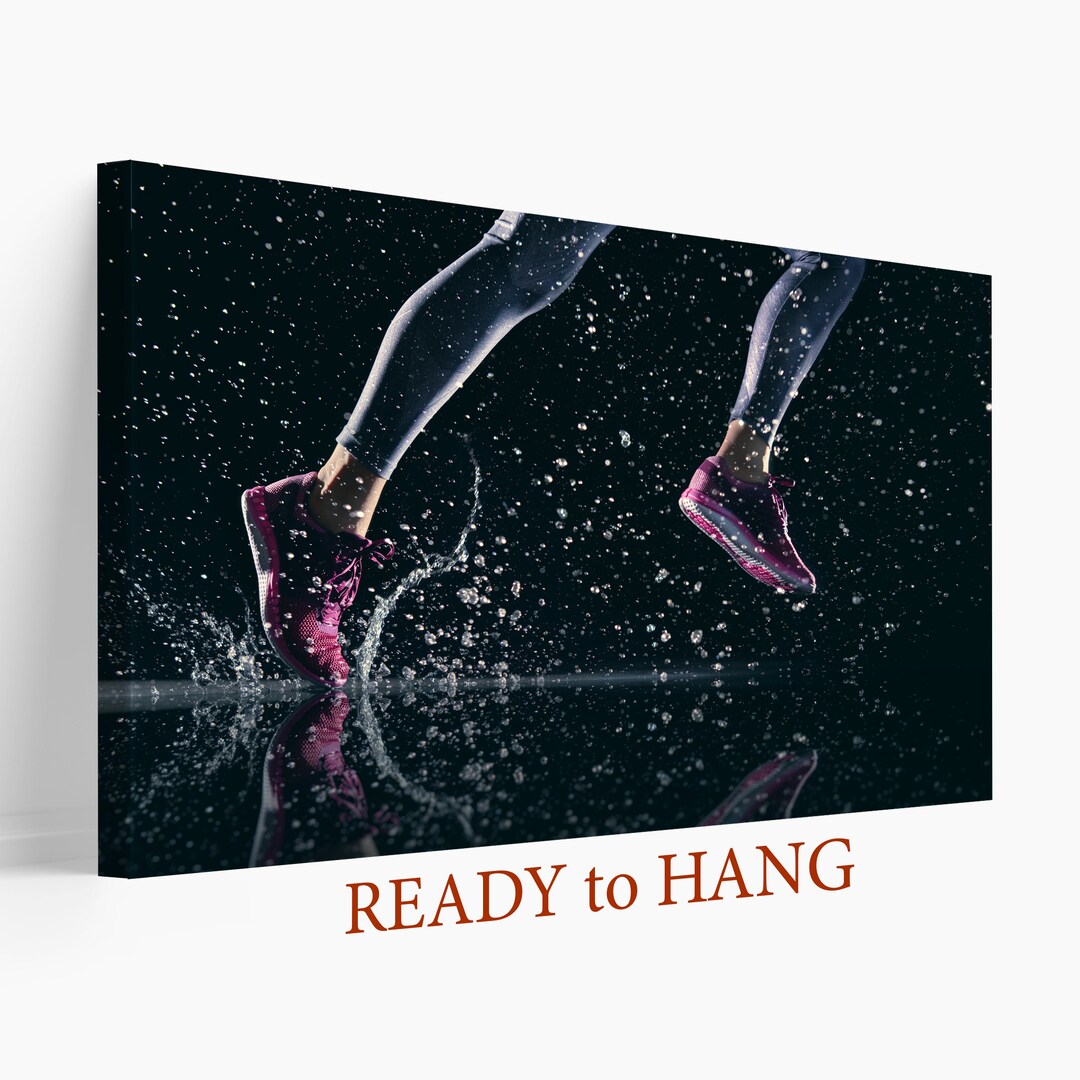 Running Wall Art, Running Canvas Print, Runner Gift, Running Print ...